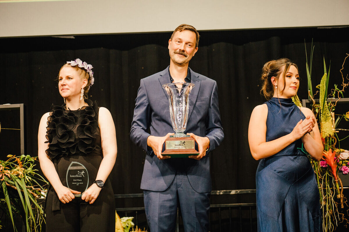 Nicolaus Peters gewinnt die Weltmeisterschaft der Floristen - florieren!