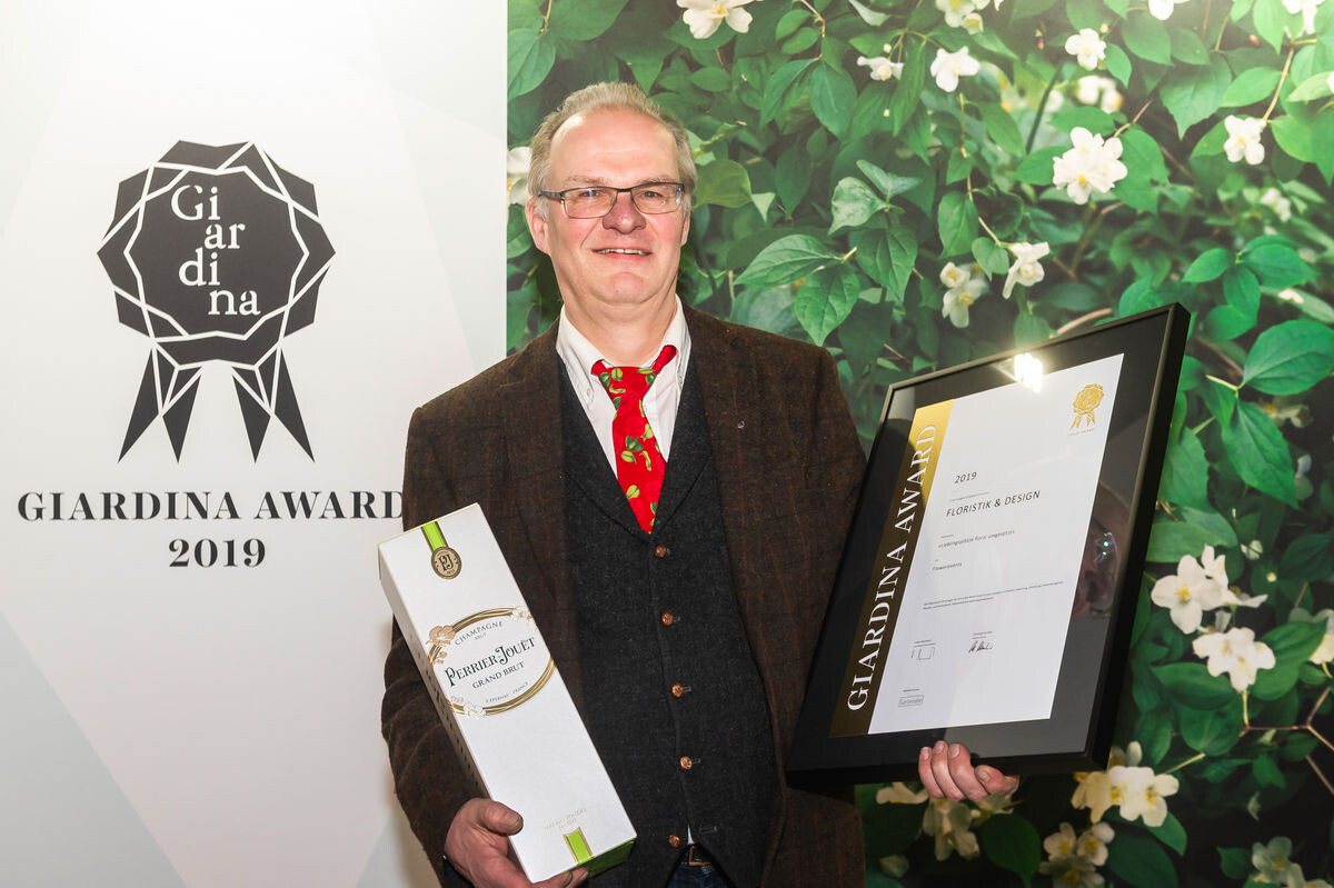 Karl Zuber gewinnt den Giardina-Award in Gold - florieren!