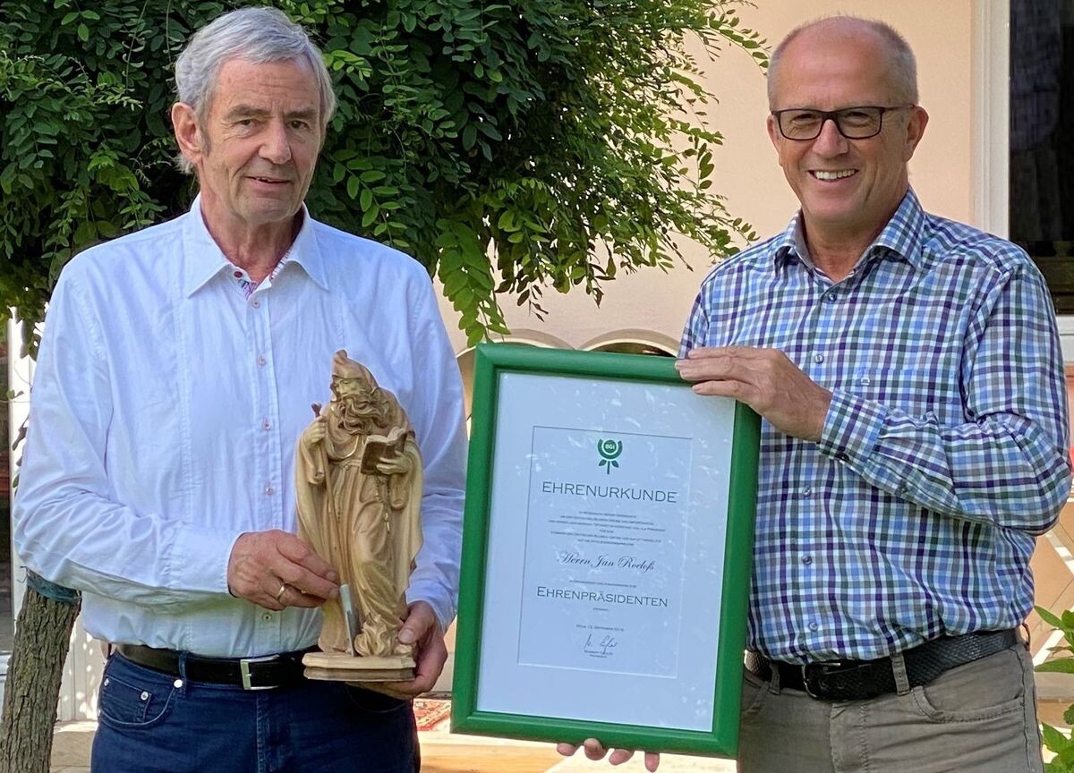 BGI ernennt Jan Roelofs zum Ehrenpräsidenten - florieren!